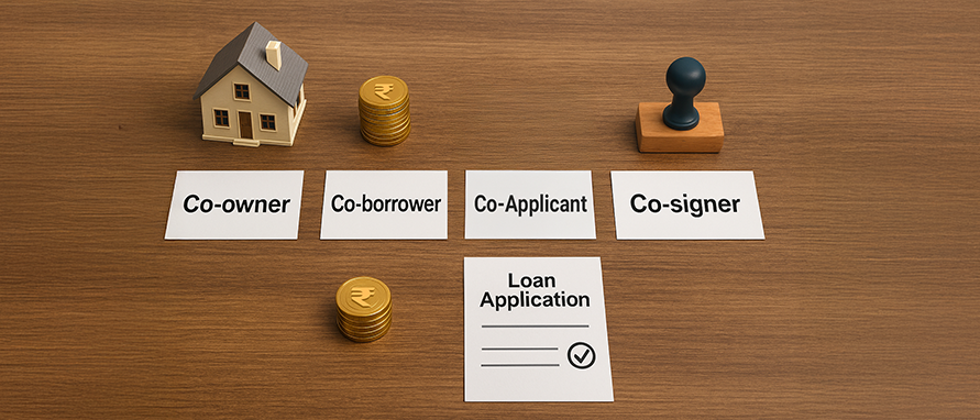 What is Co-Borrower vs Co-Owner vs Co-Signer vs Co-Applicant